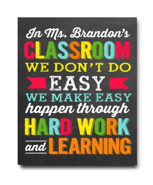 Don't Do Easy Print – Hypolita Co.