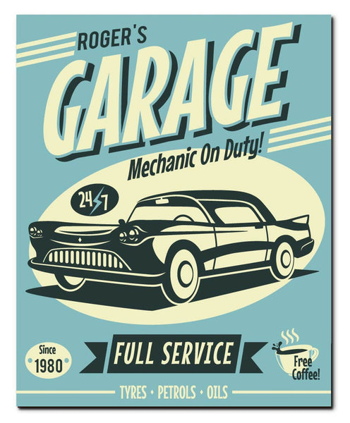 Vintage Garage Print – Hypolita Co.
