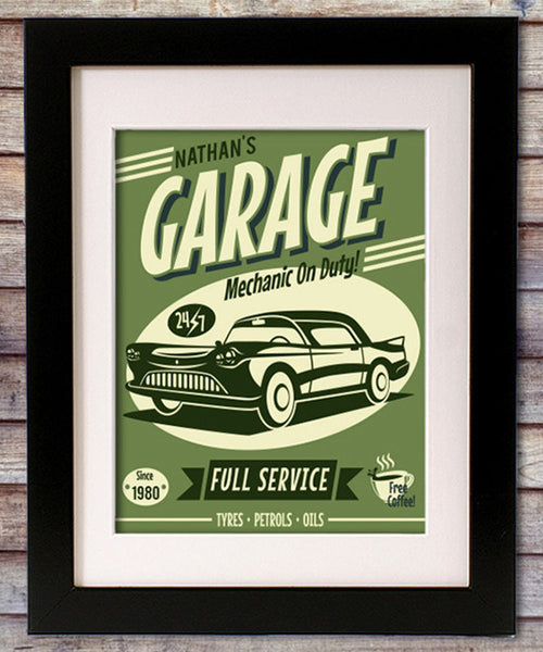 Vintage Garage Print – Hypolita Co.
